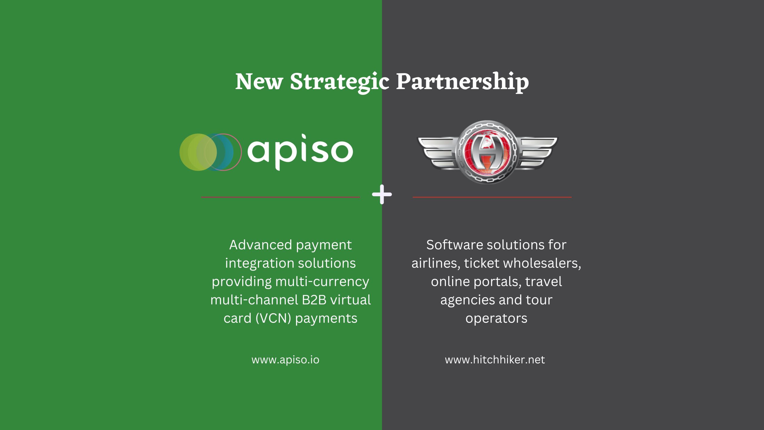 Apiso and Hitchhiker announce partnership for the provision of Virtual ...